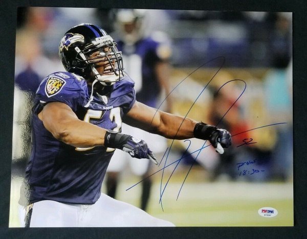Ray Lewis | Autographed Football Memorabilia & NFL Merchandise - Page 2