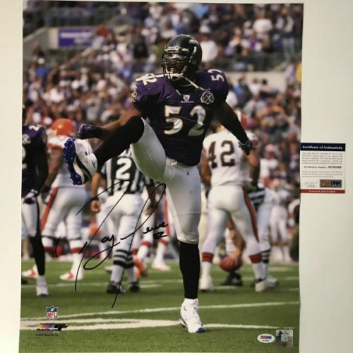 Ray Lewis | Autographed Football Memorabilia & NFL Merchandise