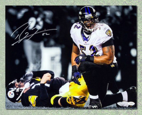 Ray Lewis | Autographed Football Memorabilia & NFL Merchandise