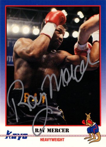 Collectibles Art & Collectibles Ray Mercer Signed Merciless Boxing ...