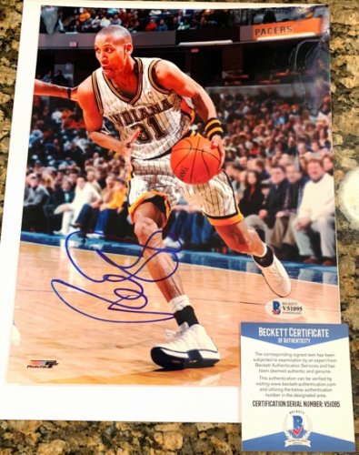 Reggie Miller Autographed Memorabilia | Signed Photo, Jersey ...