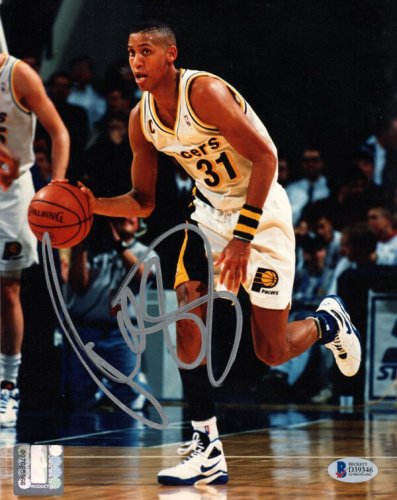 Reggie Miller Autographed Memorabilia | Signed Photo, Jersey ...