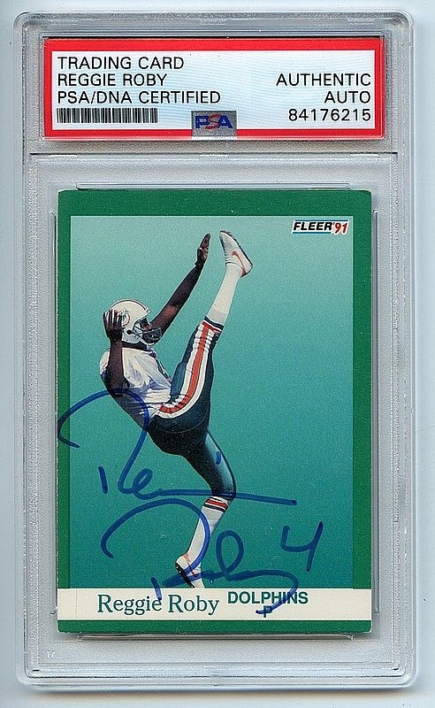 Reggie Roby Autographed Memorabilia | Signed Photo, Jersey ...