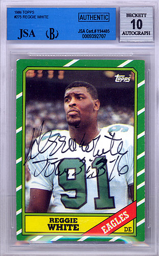 Reggie White Autographed Memorabilia | Signed Photo, Jersey ...