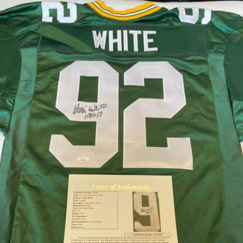 Reggie White Autographed Memorabilia | Signed Photo, Jersey ...