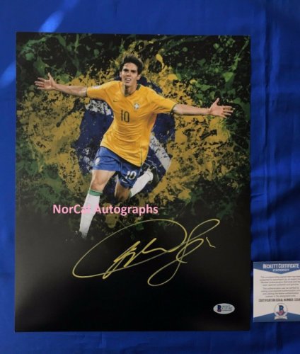 Ricardo Kaka Autographed Memorabilia | Signed Photo, Jersey ...