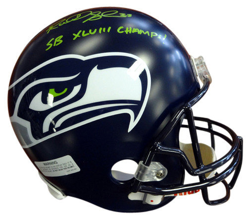 Seattle Seahawks Autographed Full Size Helmets | Signed Helmets