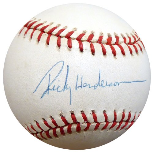 Rickey Henderson Autographed Memorabilia | Signed Photo, Jersey ...