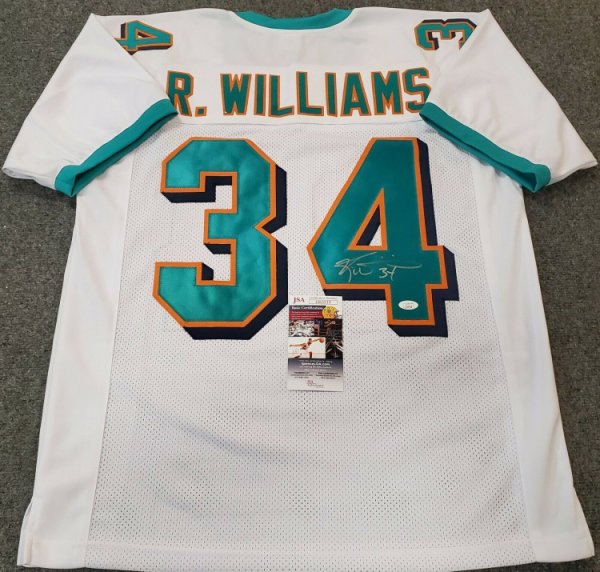 Ricky Williams Autographed Signed Signed Miami Dolphins Jersey JSA COA