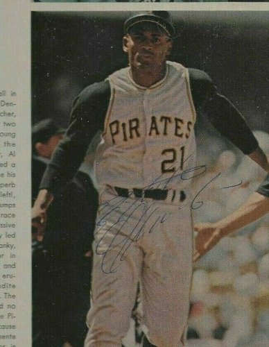 Roberto Clemente Autographed Memorabilia | Signed Photo, Jersey ...