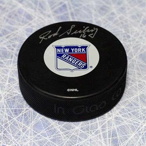 New York Rangers Autographed Pucks | Signed Rangers Pucks