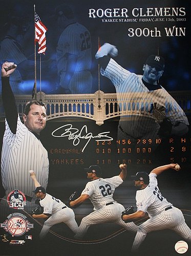 Roger Clemens Autographed Memorabilia | Signed Photo, Jersey ...