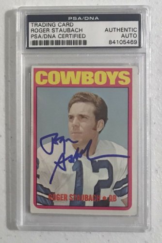 Roger Staubach | Autographed Football Memorabilia & NFL Merchandise