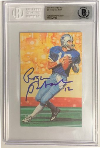 Roger Staubach | Autographed Football Memorabilia & NFL Merchandise