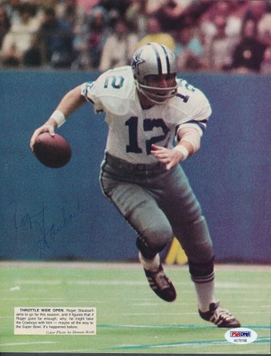 Roger Staubach | Autographed Football Memorabilia & NFL Merchandise