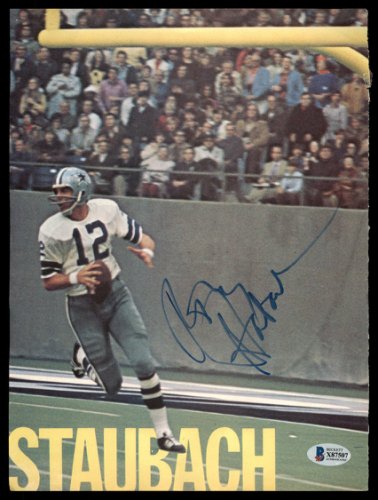 Roger Staubach | Autographed Football Memorabilia & NFL Merchandise