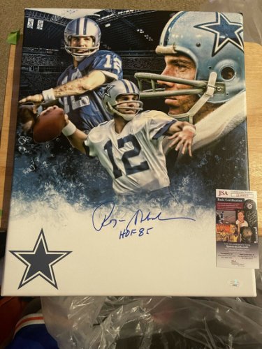 Roger Staubach | Autographed Football Memorabilia & NFL Merchandise