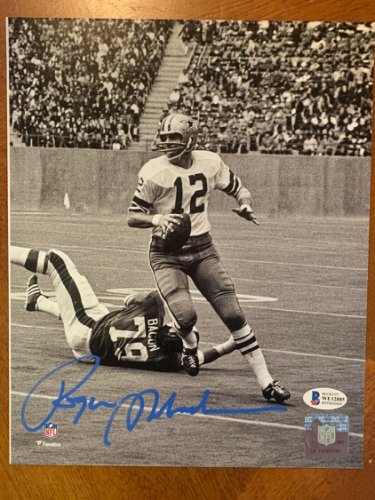 Roger Staubach | Autographed Football Memorabilia & NFL Merchandise