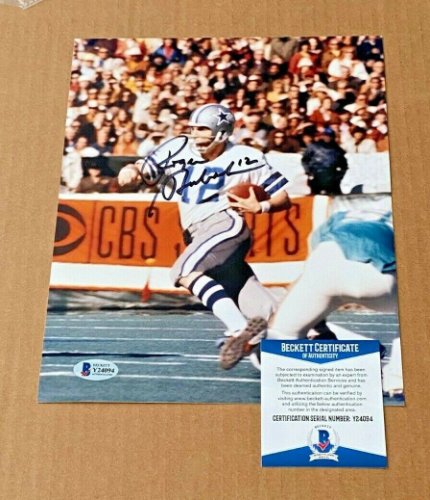 Roger Staubach | Autographed Football Memorabilia & NFL Merchandise