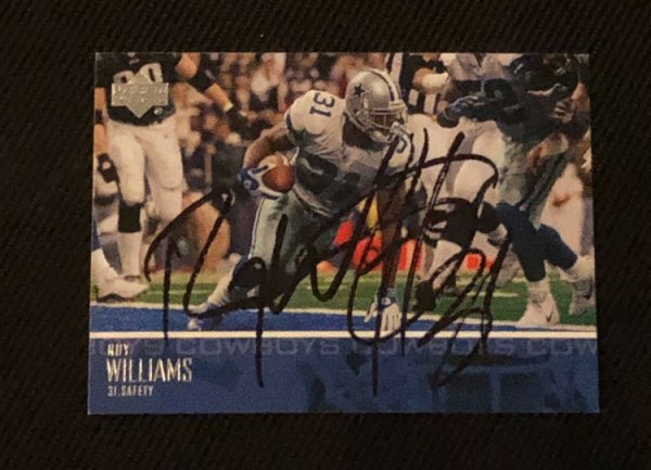 Roy Williams Autographed Memorabilia | Signed Photo, Jersey ...