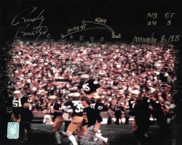 Rudy Ruettiger Autographed Memorabilia | Signed Photo, Jersey ...