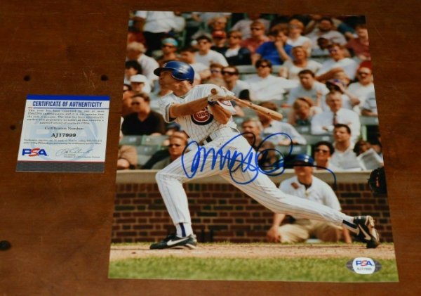 Ryne Sandberg Autographed Memorabilia | Signed Photo, Jersey ...