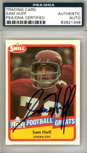 Sam Huff Autographed Memorabilia | Signed Photo, Jersey, Collectibles ...