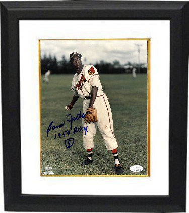 Sam Jethroe Autographed Memorabilia | Signed Photo, Jersey ...