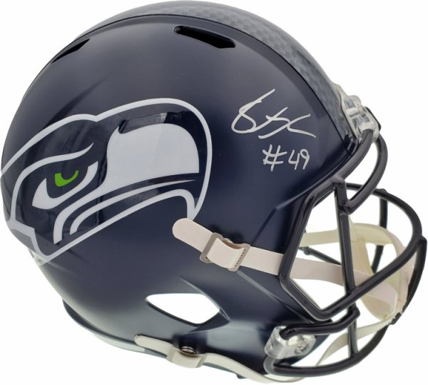 Seattle Seahawks Autographed Full Size Helmets | Signed Helmets