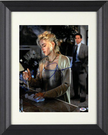 Sharon Stone Autographed Signed Basic Instinct 11x14 Photo Custom ...