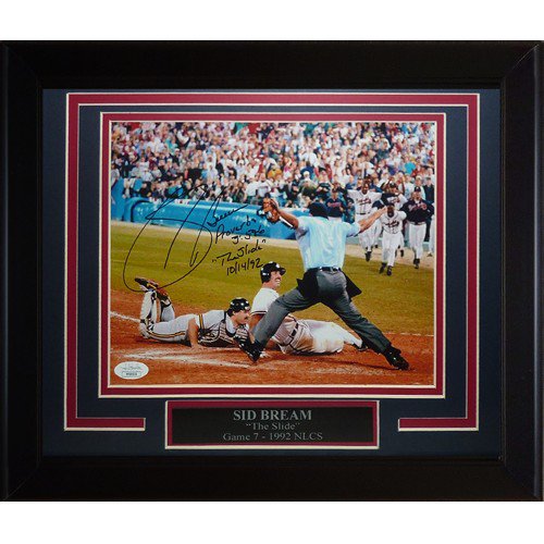 Sid Bream Autographed Signed Atlanta Braves (Nlcs Slide) Framed 8X10 ...