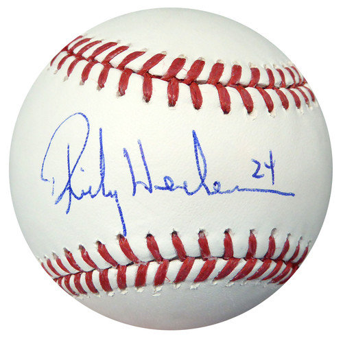 Rickey Henderson Autographed Memorabilia | Signed Photo, Jersey ...