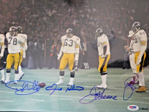 Steel Curtain Autographed Memorabilia | Signed Photo, Jersey ...