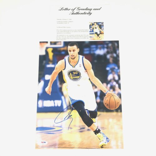 Stephen Curry Autographed Memorabilia | Signed Photo, Jersey ...