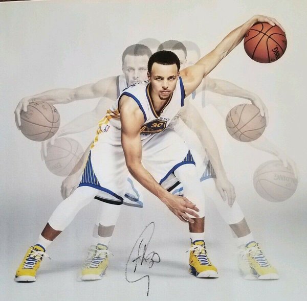Stephen Curry Autographed Memorabilia | Signed Photo, Jersey ...