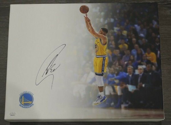 Stephen Curry Autographed Memorabilia | Signed Photo, Jersey ...