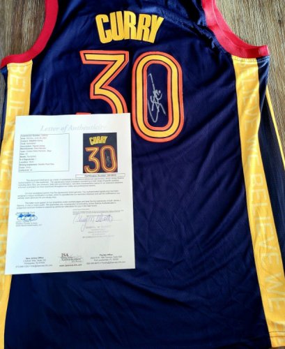 Stephen Curry Autographed Memorabilia | Signed Photo, Jersey ...