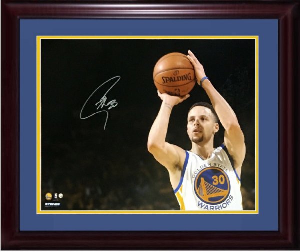 Stephen Curry Autographed Memorabilia | Signed Photo, Jersey ...