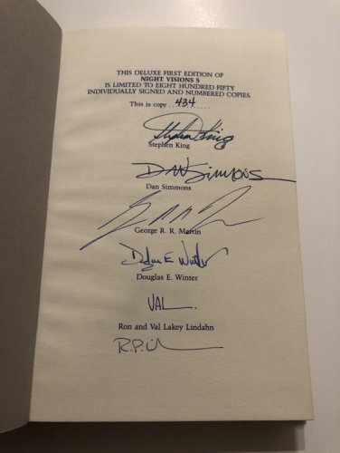 Stephen King Autographed Memorabilia | Signed Photo, Jersey ...