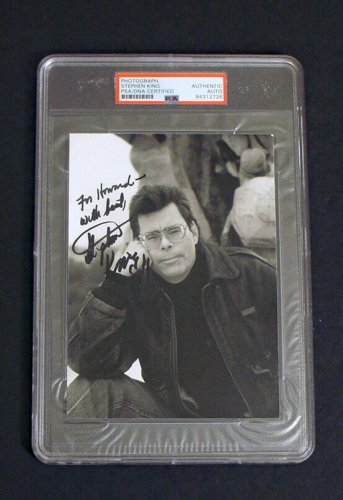 Stephen King Autographed Memorabilia | Signed Photo, Jersey ...