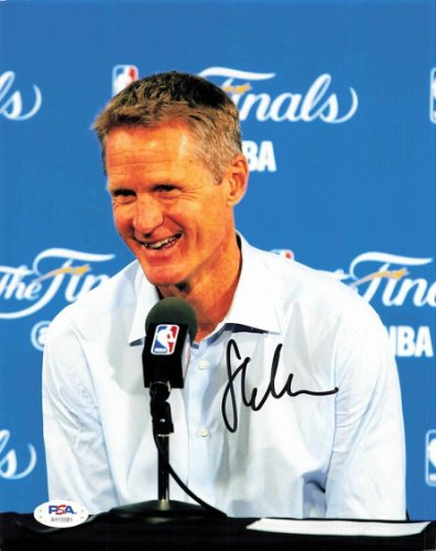 Steve Kerr Autographed Memorabilia | Signed Photo, Jersey, Collectibles ...
