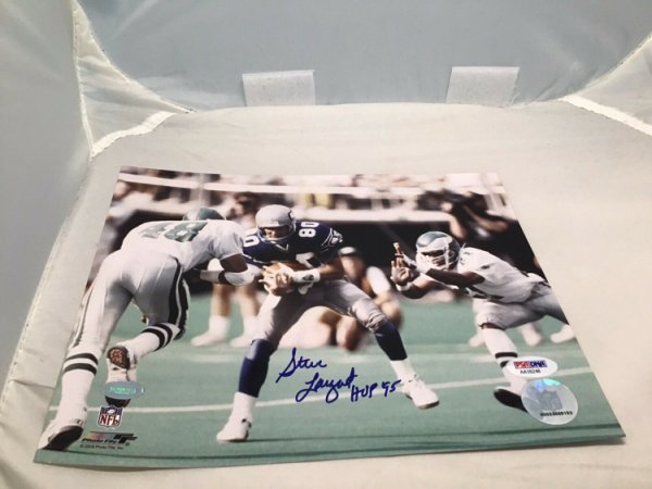 Steve Largent Autographed Memorabilia | Signed Photo, Jersey ...