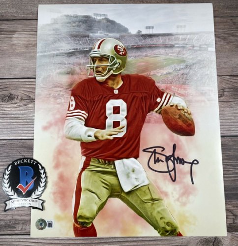 Steve Young Autographed Memorabilia | Signed Photo, Jersey ...