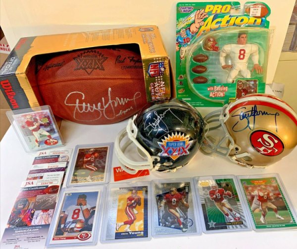 Steve Young Autographed Memorabilia | Signed Photo, Jersey ...