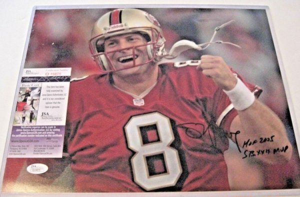 Steve Young Autographed Memorabilia | Signed Photo, Jersey ...