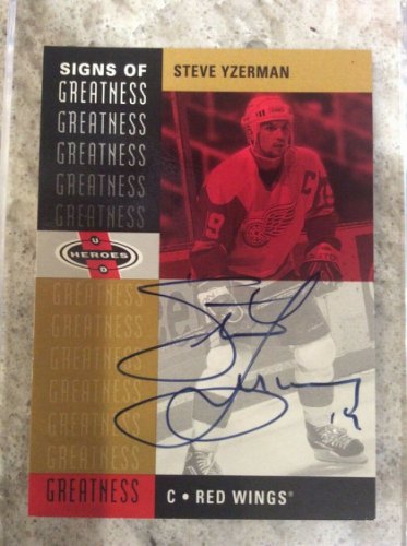 Steve Yzerman | Autographed Hockey Memorabilia & NHL Merchandise
