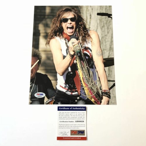 Steven Tyler Autographed Memorabilia | Signed Photo, Jersey ...