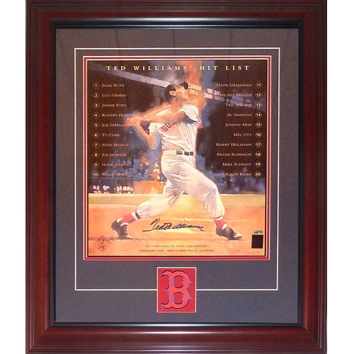 Ted Williams Autographed Memorabilia | Signed Photo, Jersey ...