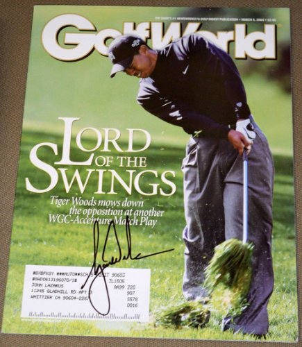 Tiger Woods Golf Memorabilia & Signed Golf Collectibles