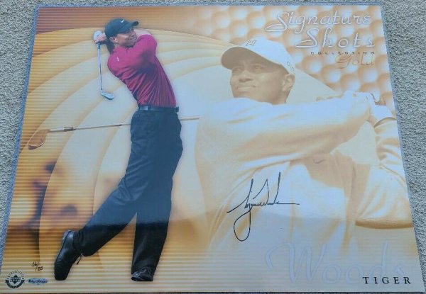 Tiger Woods Golf Memorabilia & Signed Golf Collectibles